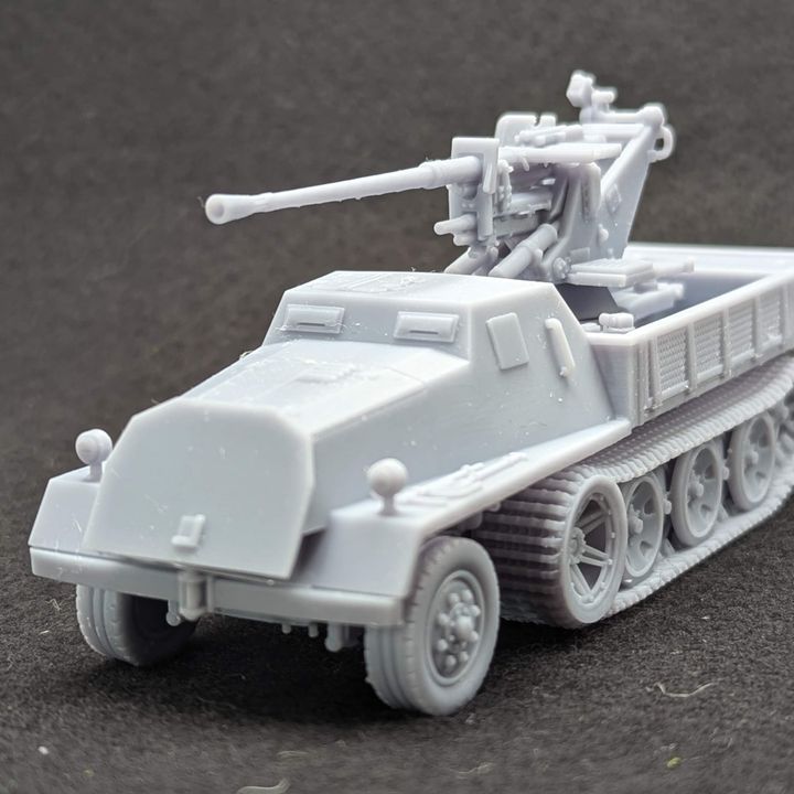 3D Printable Half-track Schwerer Wehrmachtschlepper (SWS) armored cabin ...