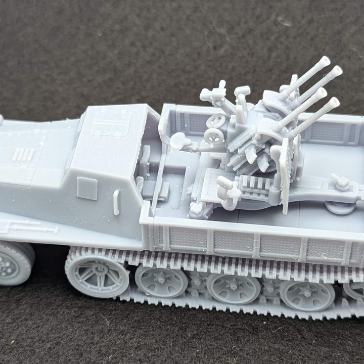 3D Printable Half-track Schwerer Wehrmachtschlepper (SWS) armored cabin ...