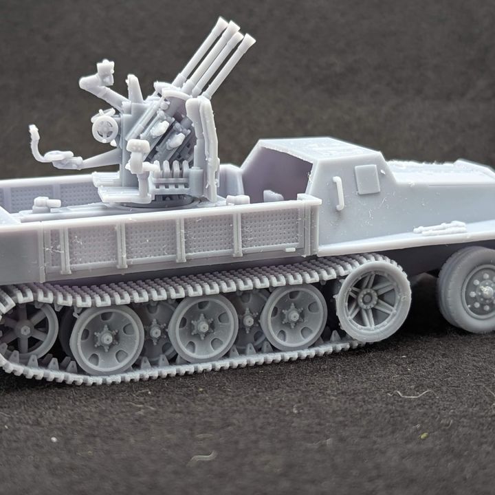 3D Printable Half-track Schwerer Wehrmachtschlepper (SWS) armored cabin ...