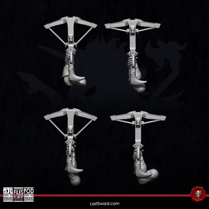 3D Printable Shadow Riders by LastSword Miniatures