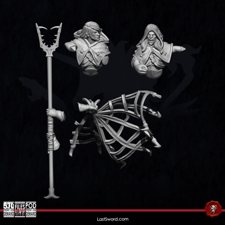 3D Printable Shadow Riders by LastSword Miniatures