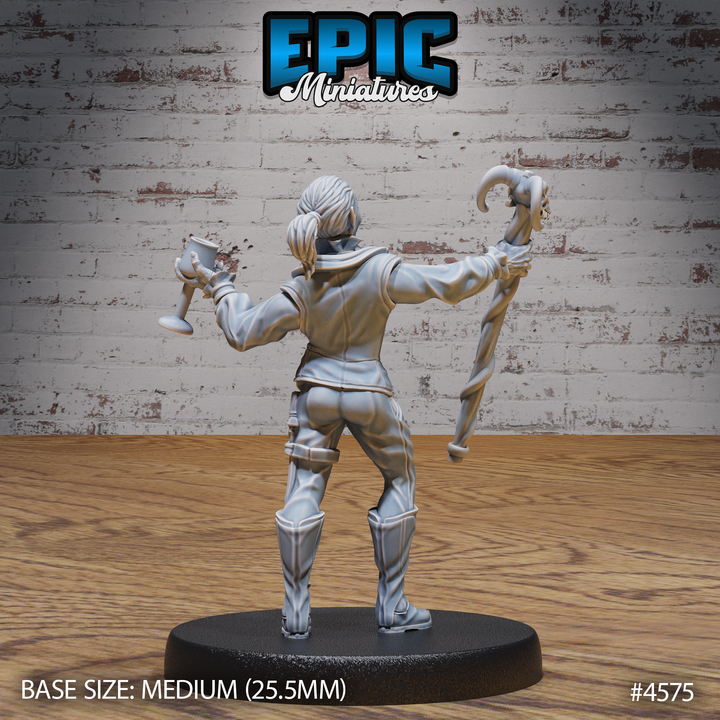 3D Printable Vampire Army Staff / Undead Male Warrior / Blood Drinker ...