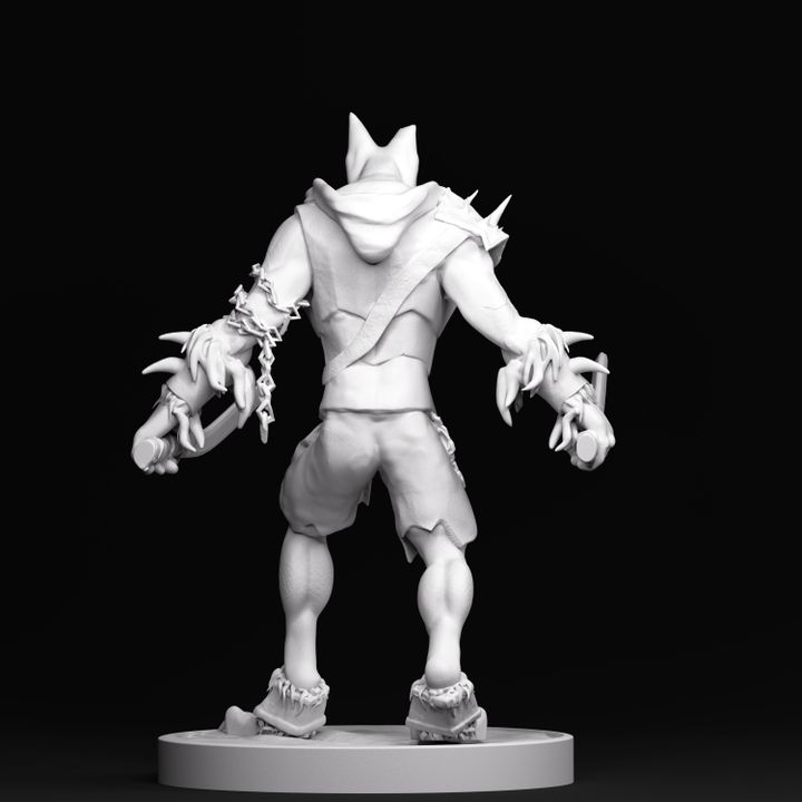 3D Printable Worgen furless by Forkhut