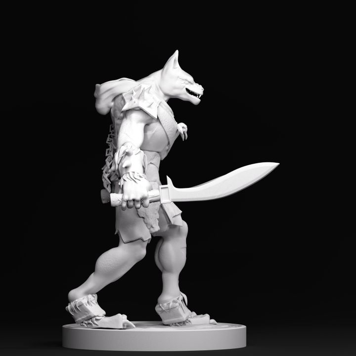 3D Printable Worgen furless by Forkhut
