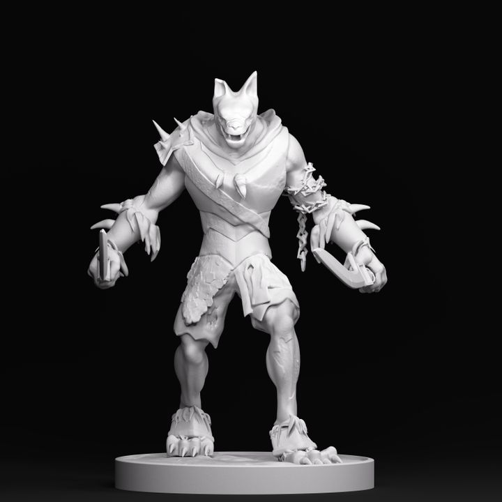 3D Printable Worgen furless by Forkhut