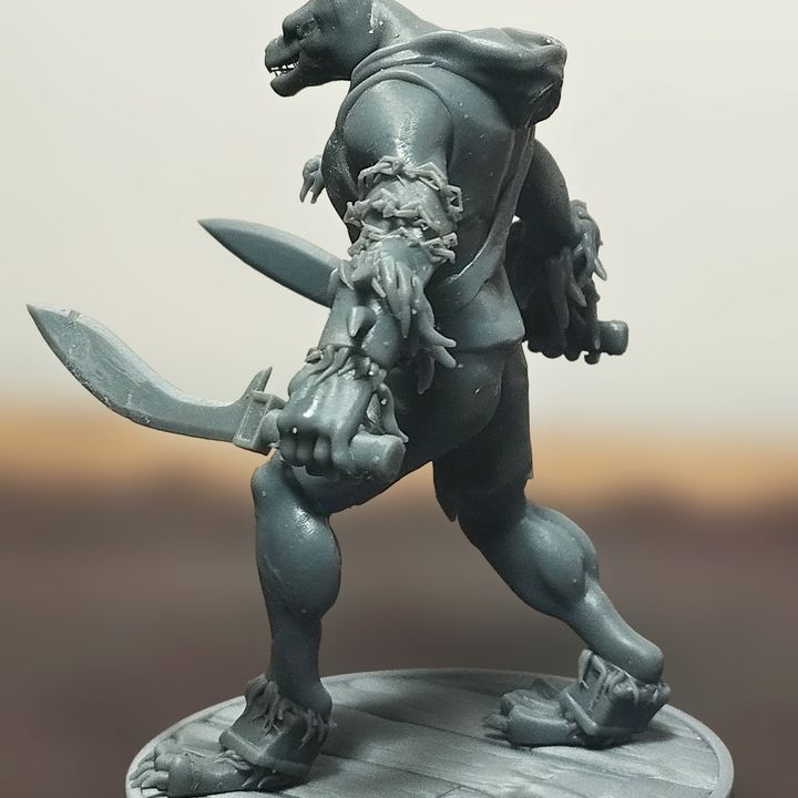 3D Printable Worgen furless by Forkhut