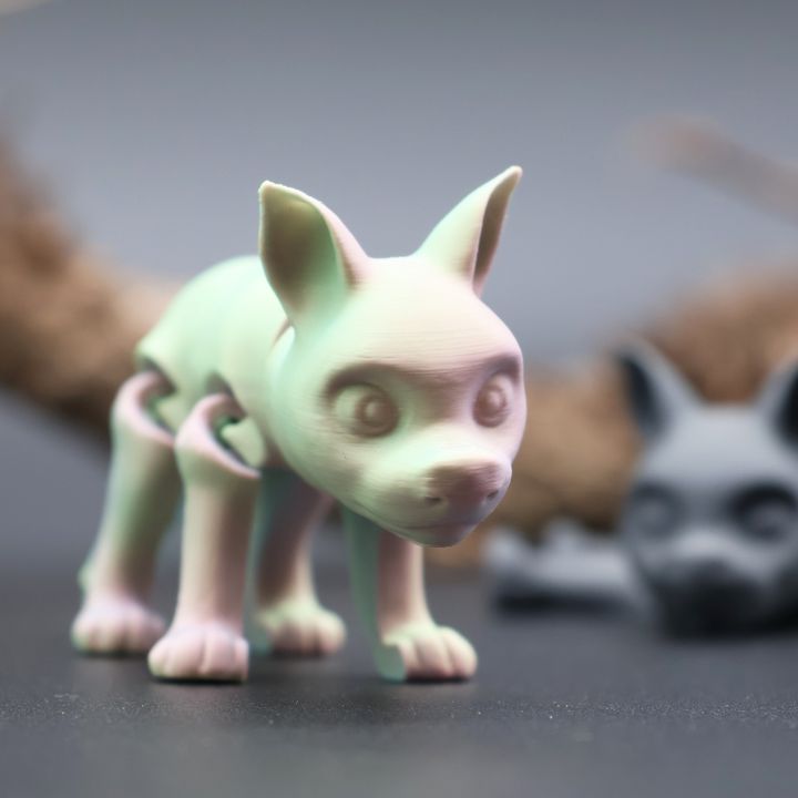 3D Printable Cute Flexi Dog by Nikolaus Richter