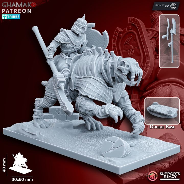 3D Printable Sabretooth Riders by Ghamak