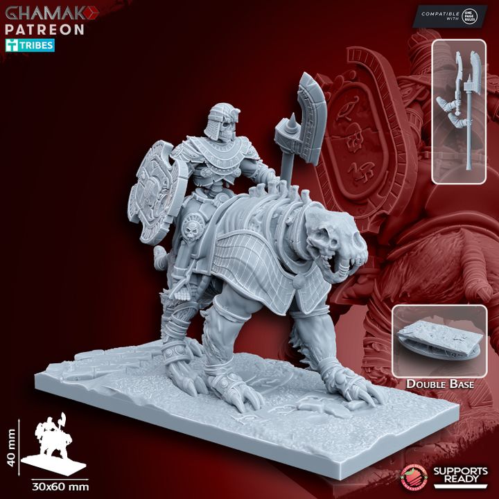 3D Printable Sabretooth Riders by Ghamak