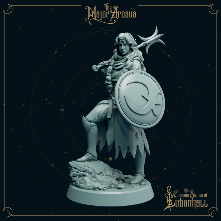 3D Printable Arilith, the Sentinel - Elf Cleric, Paladin by The ...