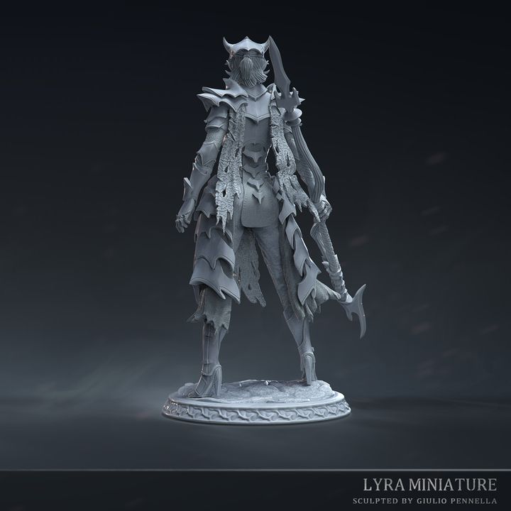 3D Printable Lyra Nightfall "The Blade of Kilana" 75mm by Mythralis ...