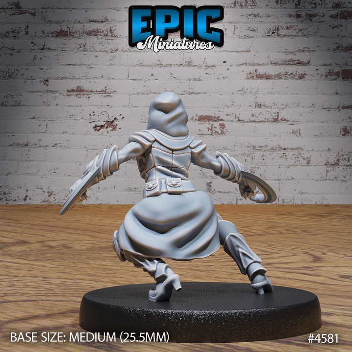 3D Printable Vampire Army Assassin / Undead Male Warrior / Blood ...