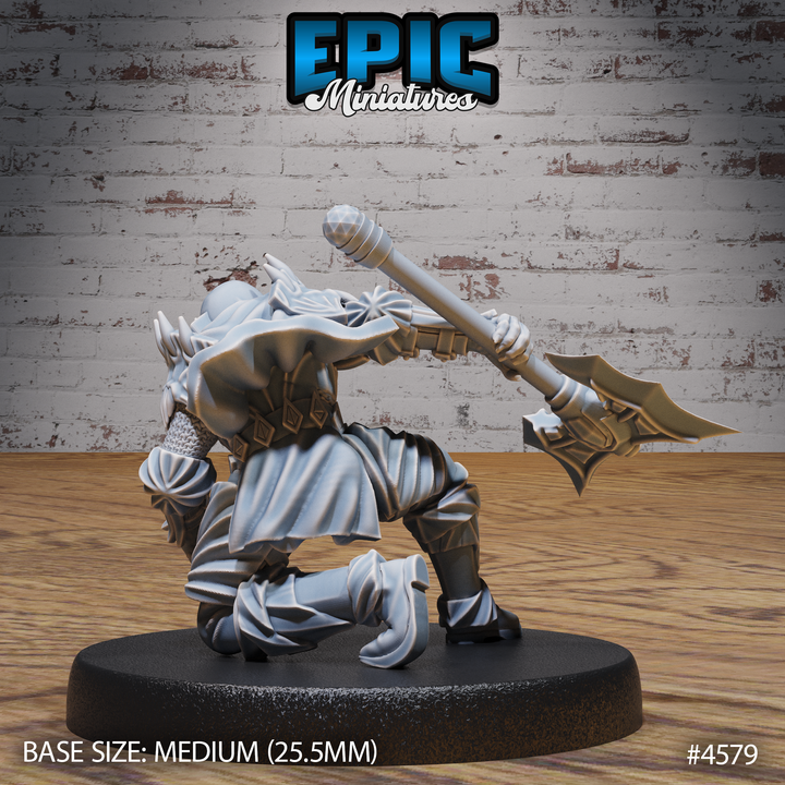 3D Printable Vampire Army Set B / Undead Male Warrior / Blood Drinker ...