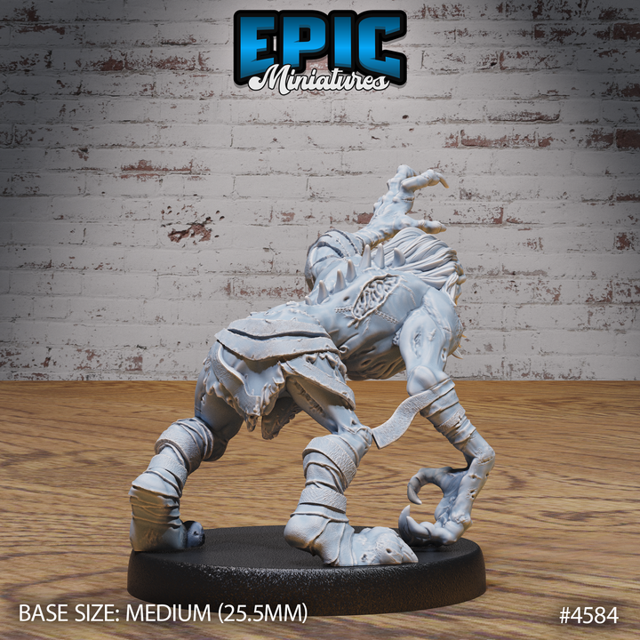 3D Printable Ghoul Classic Set / Blood Drinker Creature / Undead ...