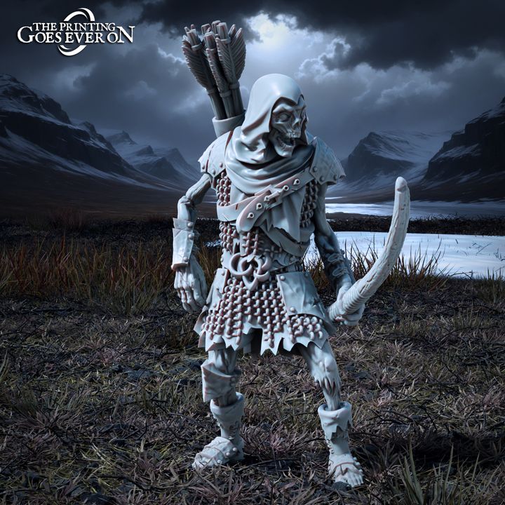 3D Printable Barrow Wights Warband - 10 Models - Presupported by The ...