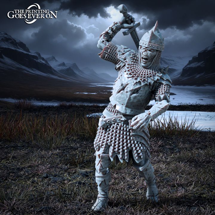 3D Printable Barrow Wights Warband - 10 Models - Presupported by The ...