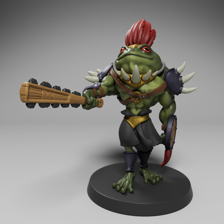 3D Printable Frogfolk fighter by Built Bird