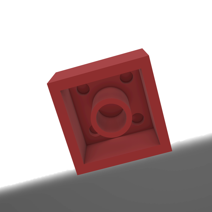 3D Printable LEGO Brick - 2X2 by VLAD-MARIUS