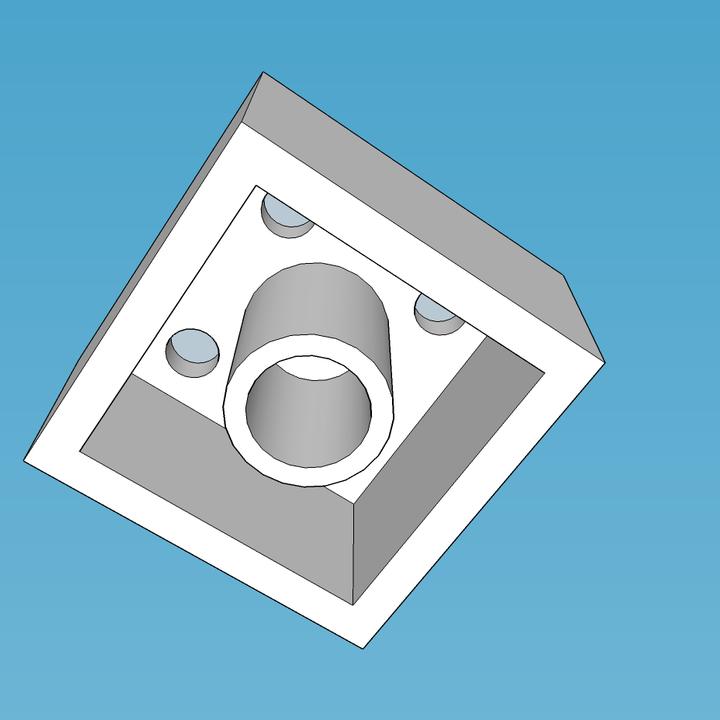 3D Printable LEGO Brick - 2X2 by VLAD-MARIUS