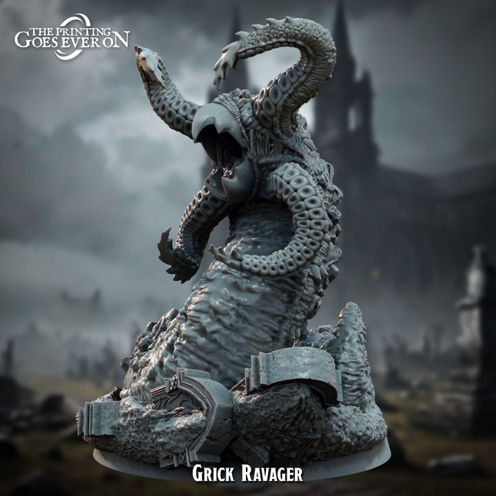 3D Printable Grick Ravager - Presupported by The Printing Goes Ever On