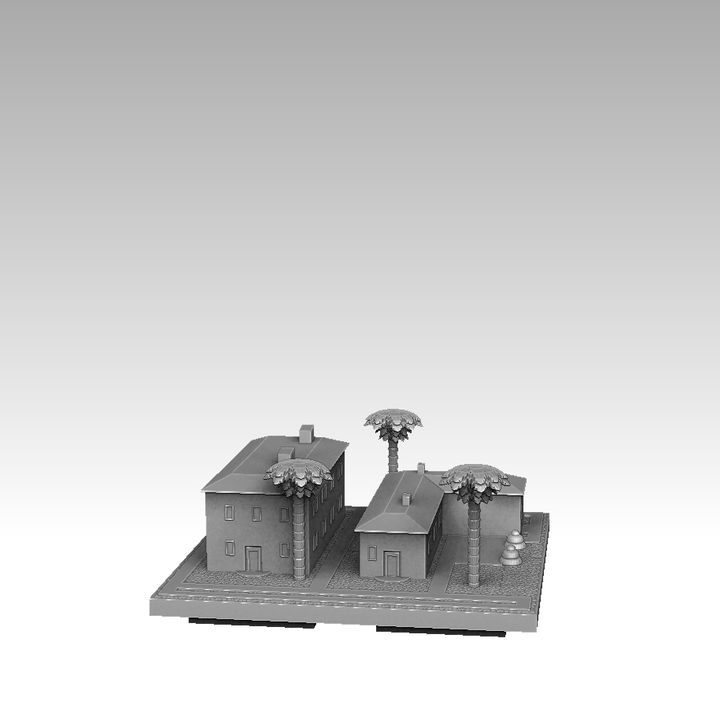 3D Printable SimCity 2000 Apartments 2 by Sharedog Miniatures
