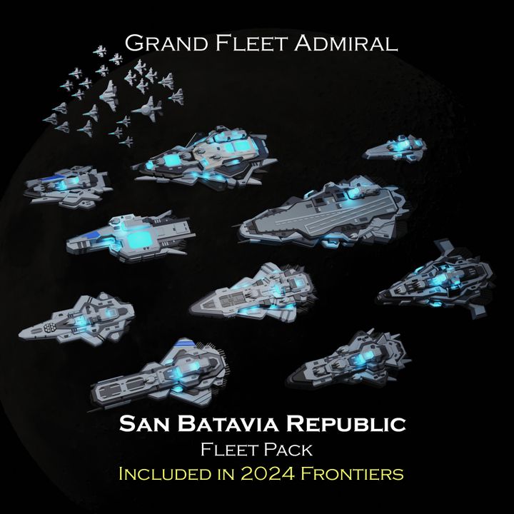 3D Printable SCI-FI Ships Fleet Pack - San Batavia Republic ...