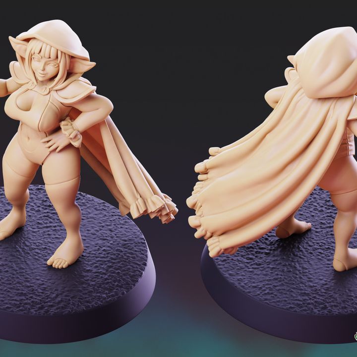 3D Printable Goblin Adventurer Bundle - Style B by PSMiniatures