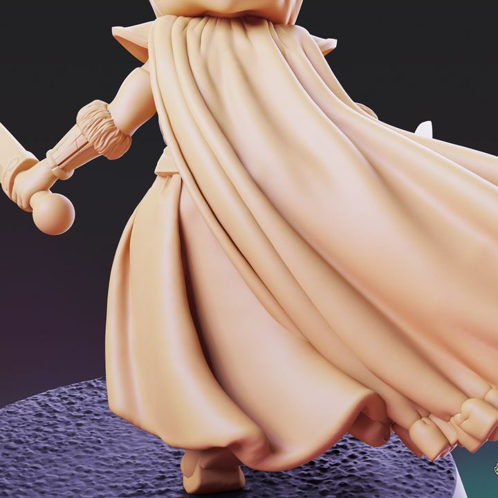 3D Printable Goblin Adventurer - Style A - Pose 1 by PSMiniatures