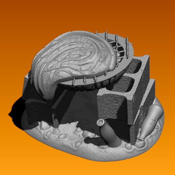 3D Printable Grill Station 1 by Mr. Bugg