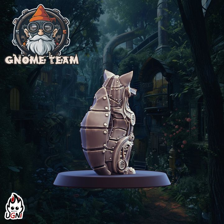 3D Printable Fox #04 - Gnome Team by UGNI Miniatures