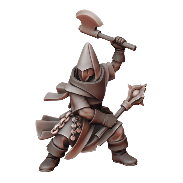 3D Printable Cultist by Manuel Boria