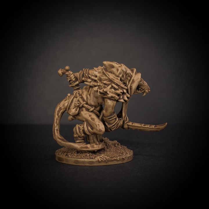 3D Printable Ratman Runner 1 by Knucklebones Miniatures