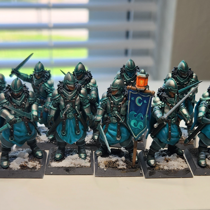 3D Printable Sworn Blades by Frigid Miniatures