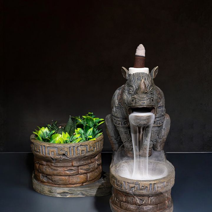 3D Printable Ancient Shrine Backflow Burner by Stlflix