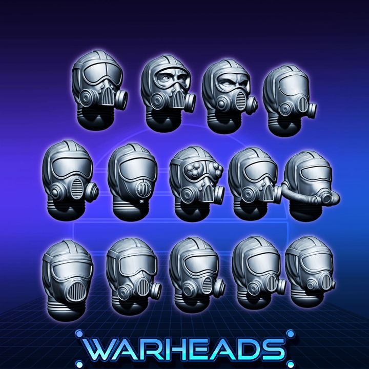 3D Printable Special Ops Masked Heads (14 heads) by Orfey