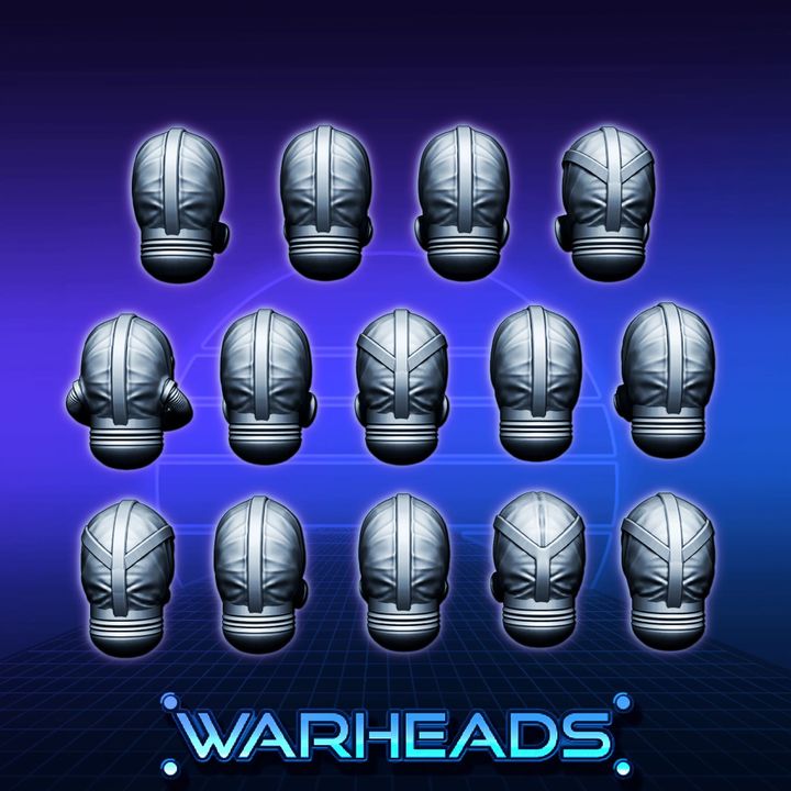 3D Printable Special Ops Masked Heads (14 heads) by Orfey