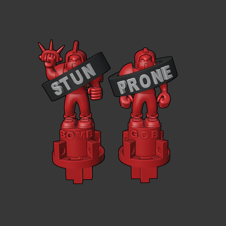 3D Printable Port-O-Bowl: Travel-sized Fantasy Football Prone/Stun ...