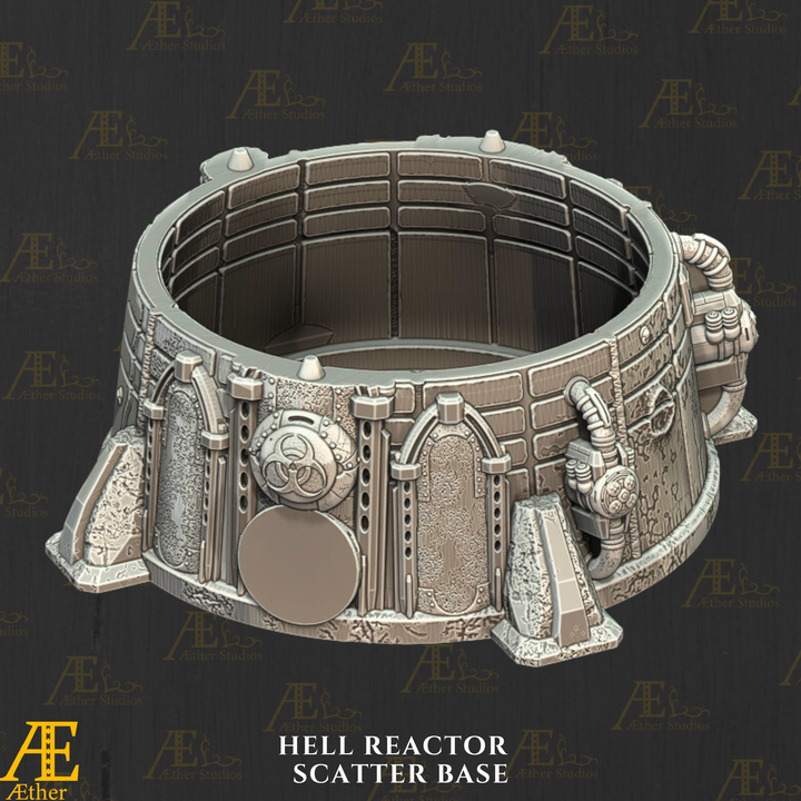 3D Printable AEDOOM11 – Hell Reactor by Aether Studios