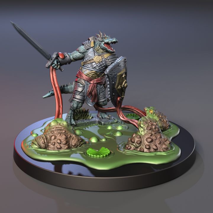 3D Printable Gator Defender by Papel 3D
