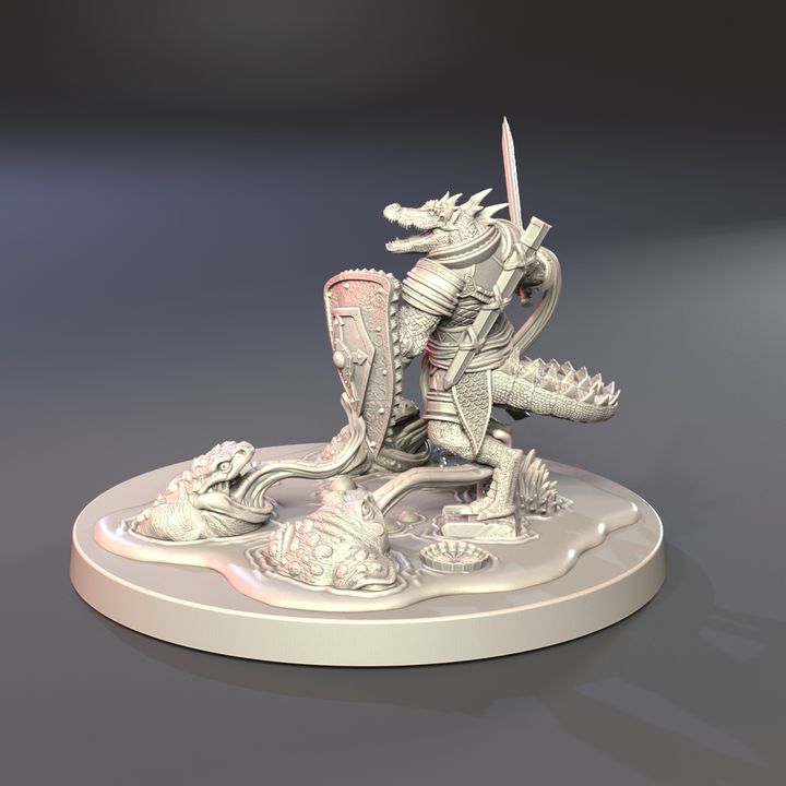3D Printable Gator Defender by Papel 3D