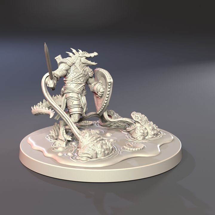 3D Printable Gator Defender by Papel 3D