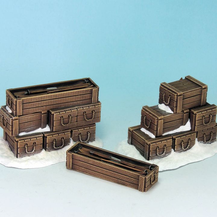 3D Printable Expedition Crates by Karl Perrotton