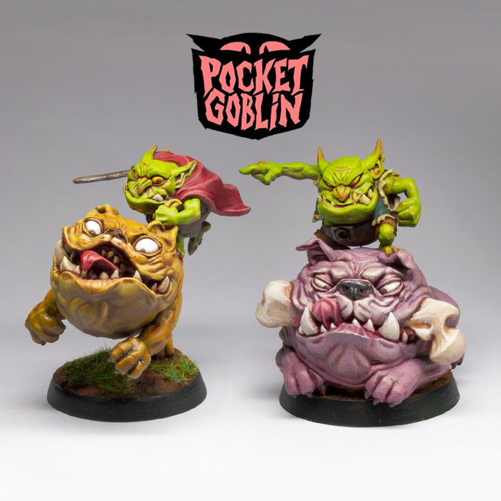 3D Printable Doglin Riders - PocketGoblin by Pocket Goblin