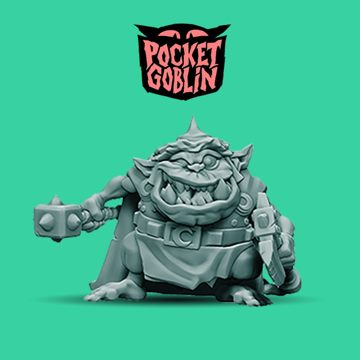 3D Printable Goblin Boss - PocketGoblin by Pocket Goblin