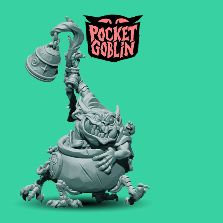 3D Printable Goblin Wizard - PocketGoblin by Pocket Goblin