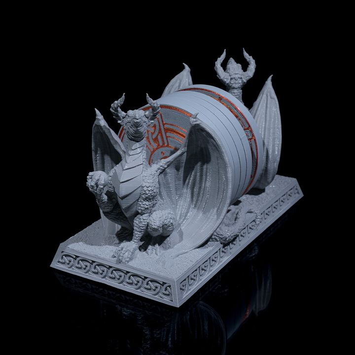 3D Printable Dragons of the Coasters by Stlflix