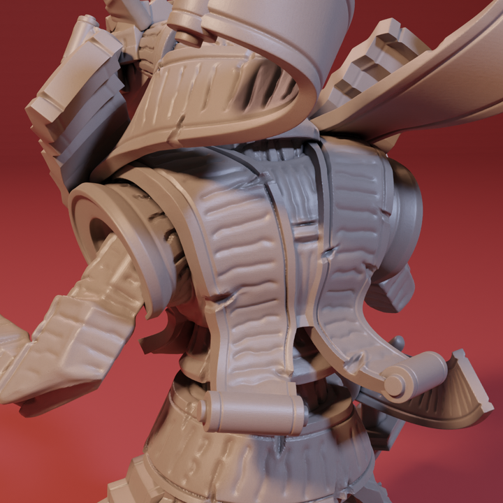 3D Printable Kyorinrin - scroll yokai by Steam Tatsu