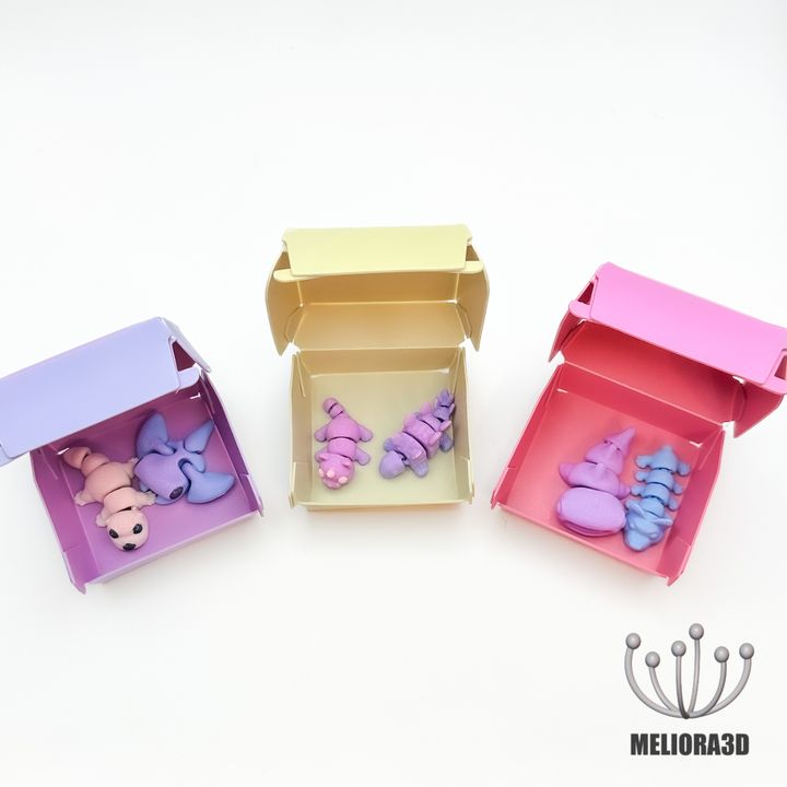3D Printable M3D - Fantastic Nugget Box by Meliora3D