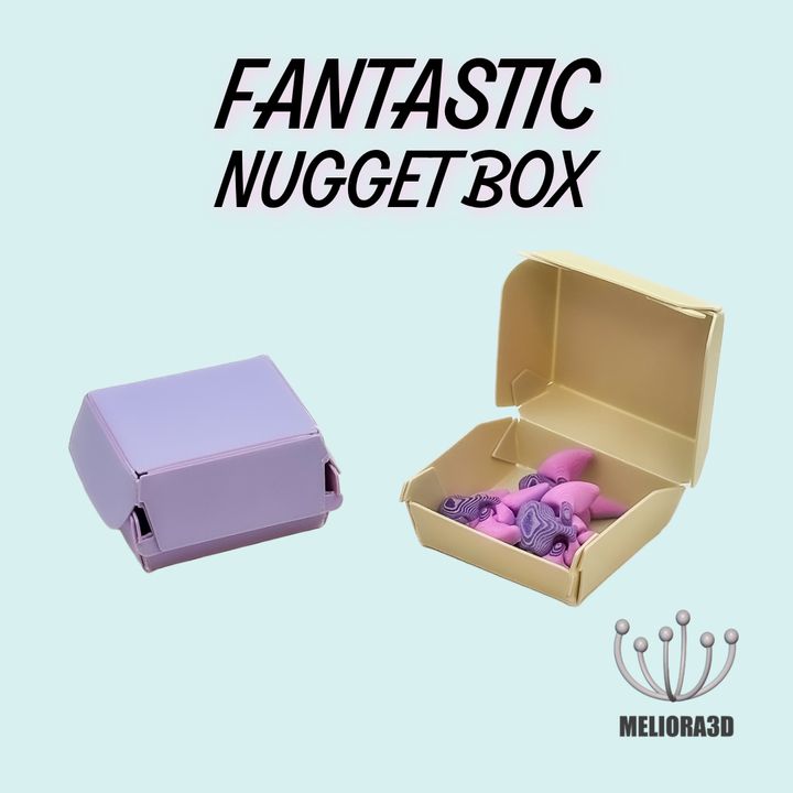 3D Printable M3D - Fantastic Nugget Box by Meliora3D