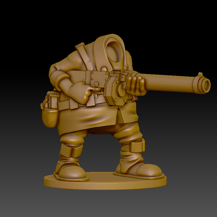 3D Printable Crusader H11a Gunner by Josh Qualtieri
